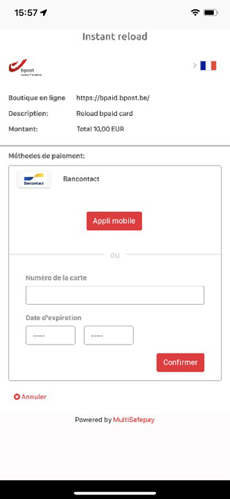 bpaid: carte de crédit prépayée sans compte bancaire | bpost