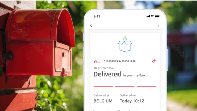 Easily set in the My bpost app | bpost